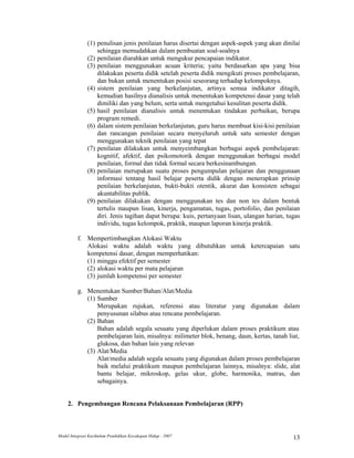 Model kurikulum pkh | PDF