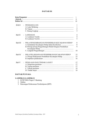 Model kurikulum pkh | PDF