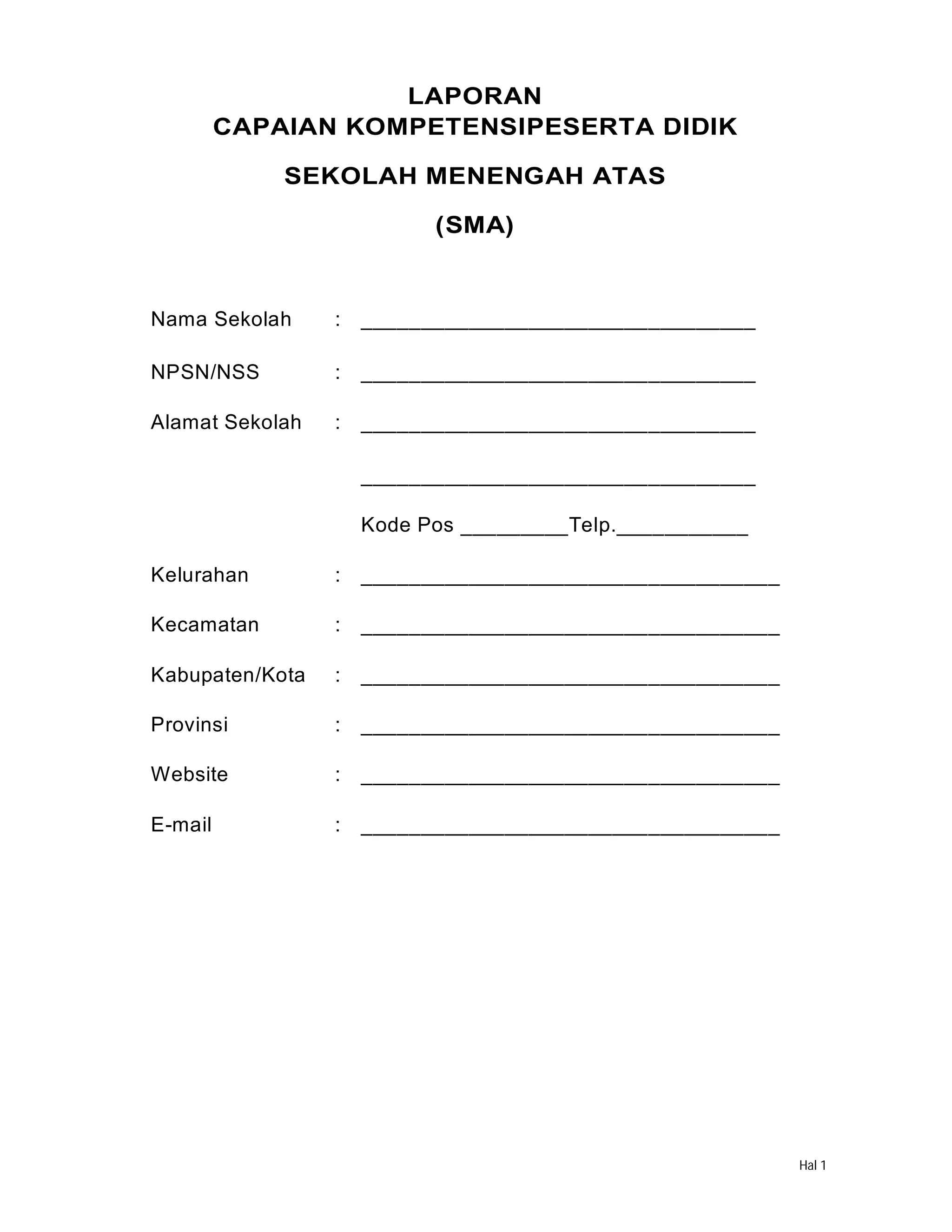 Model lck rapor sma_10102013 | PDF