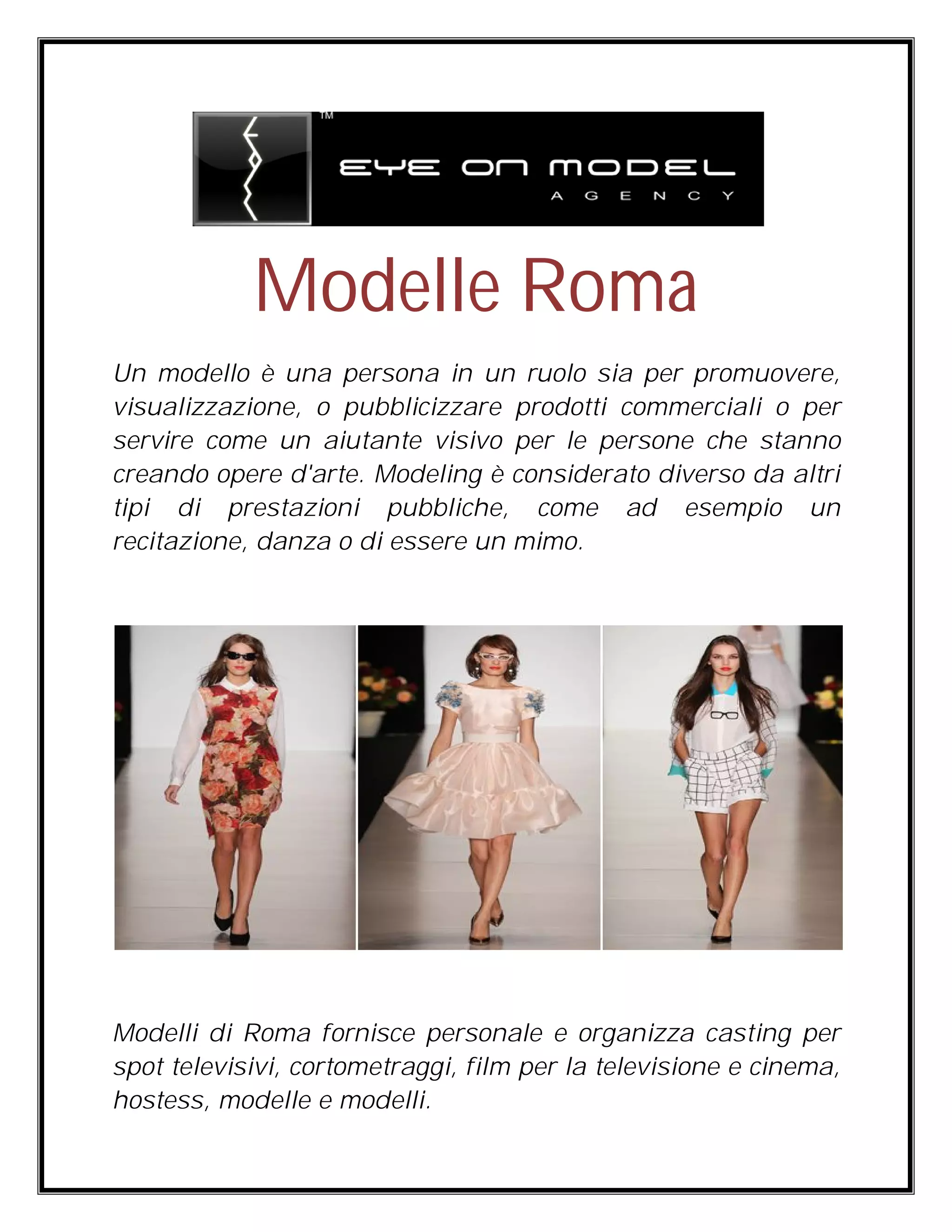 Modelle roma - eyeonmodel.com