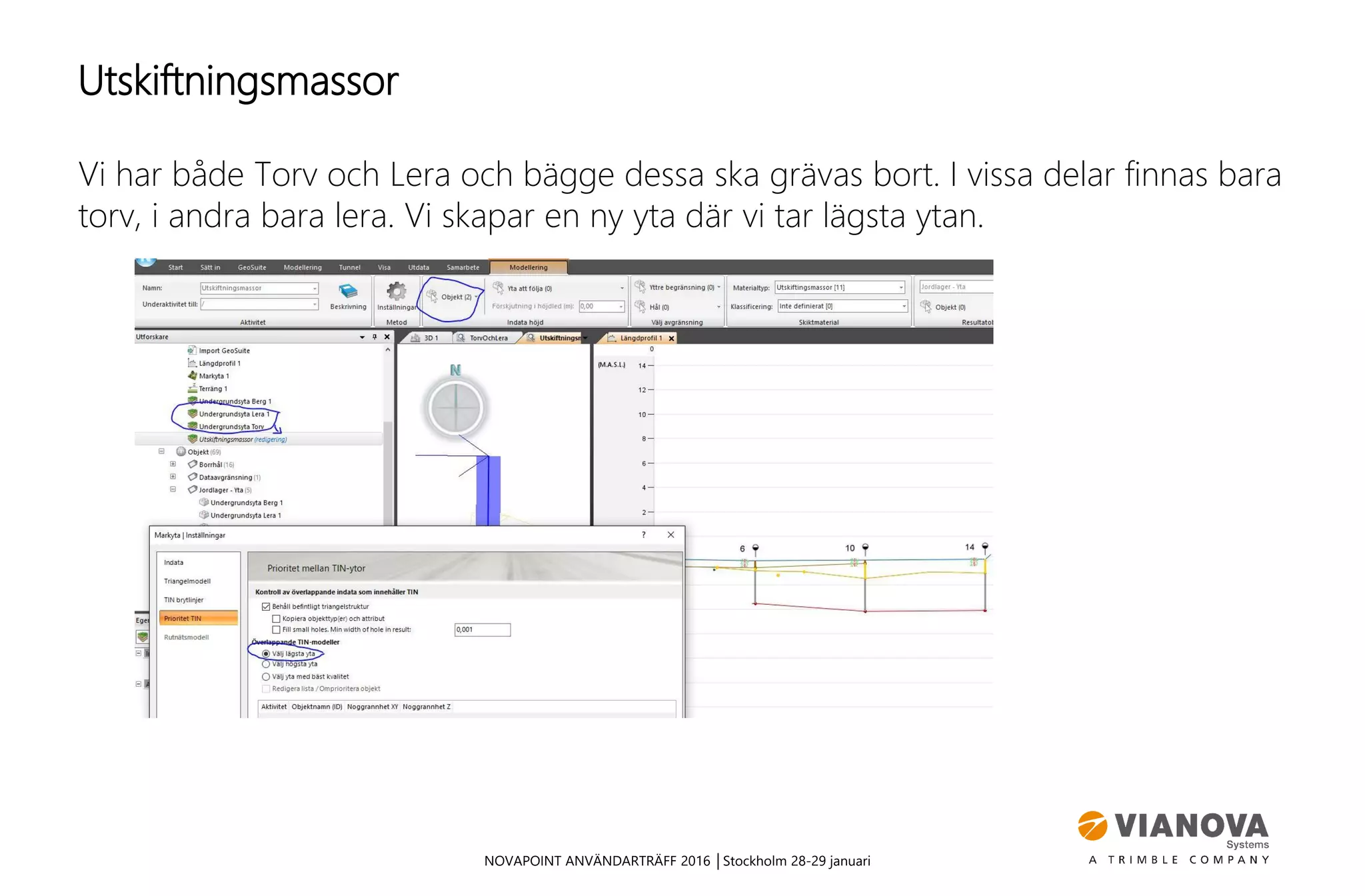 Modellering av jordlager och berg i novapoint dcm | PDF