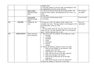 Model lesson plan for B.ed students for the subject english | DOCX