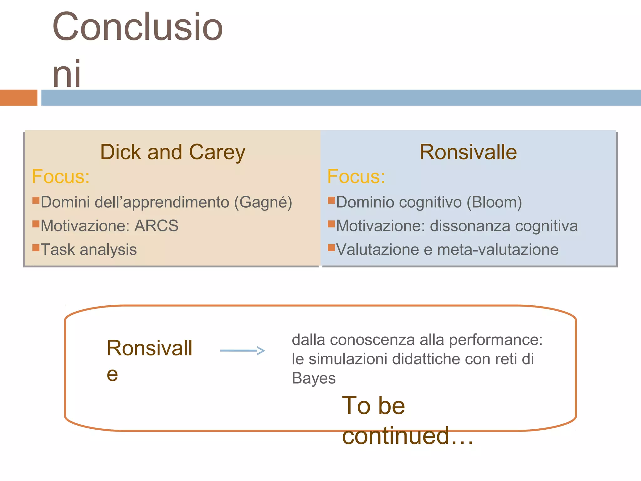 Modelli di progettazione didattica a confronto | PPT