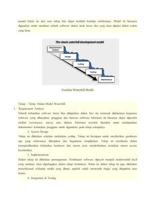 Model life cycle software | PDF