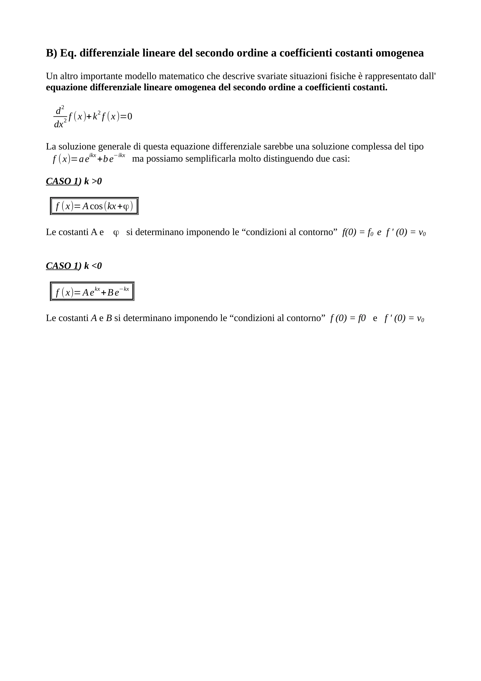 Modelli matematici | PDF