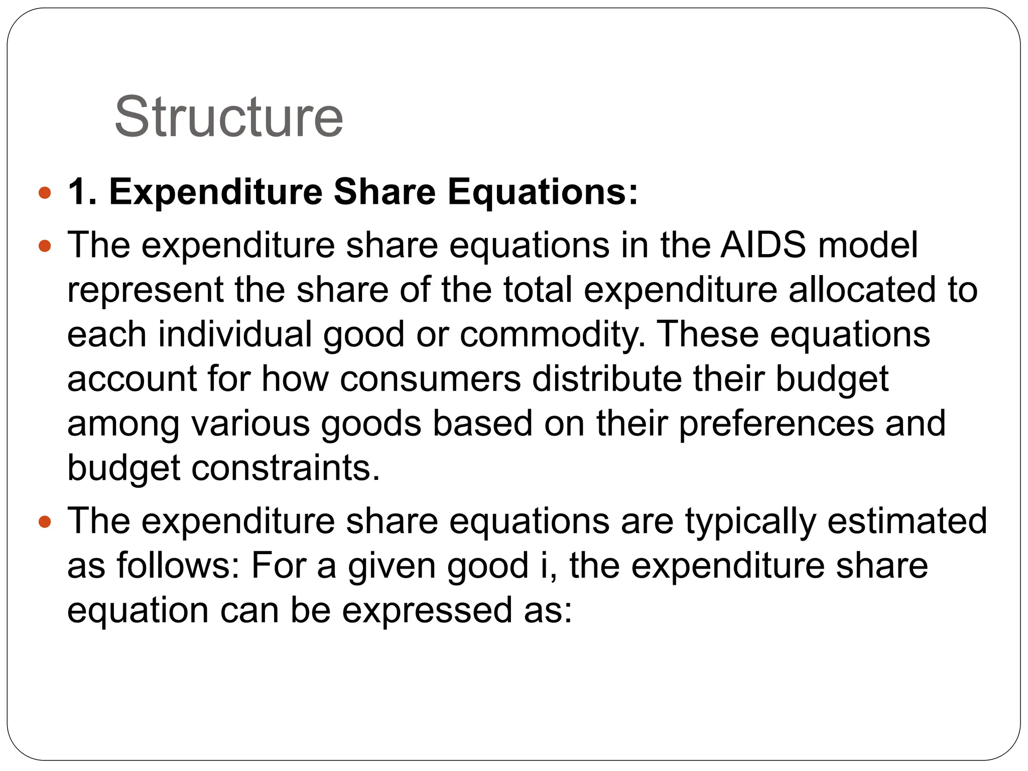 Model – Linear expenditure system.pptx
