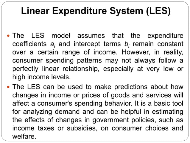 Model – Linear expenditure system.pptx