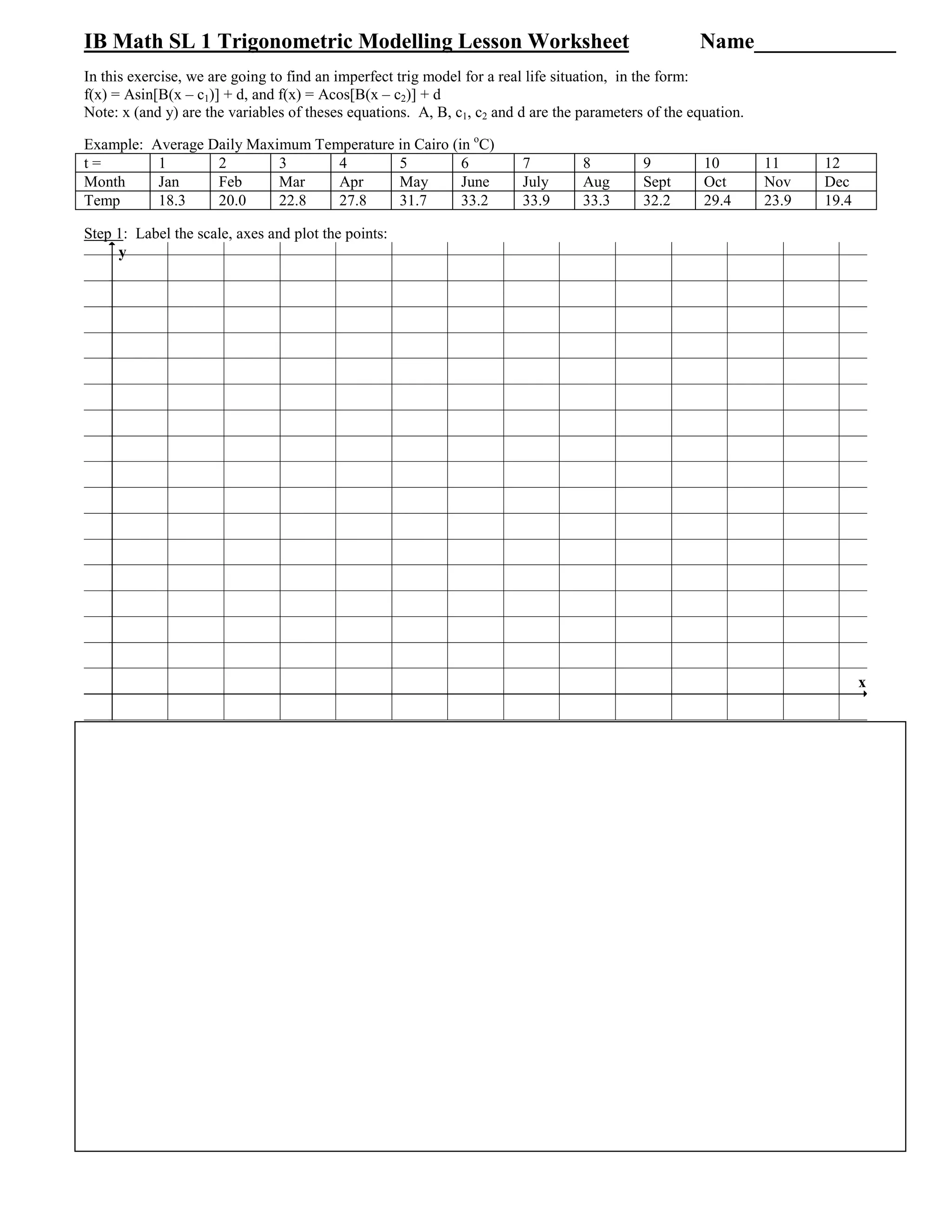 Modelling handout | PDF