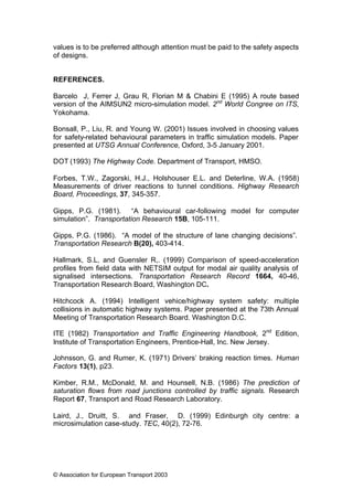 Modelling safety-related-driving-behaviour-impact-of-parameters-values ...