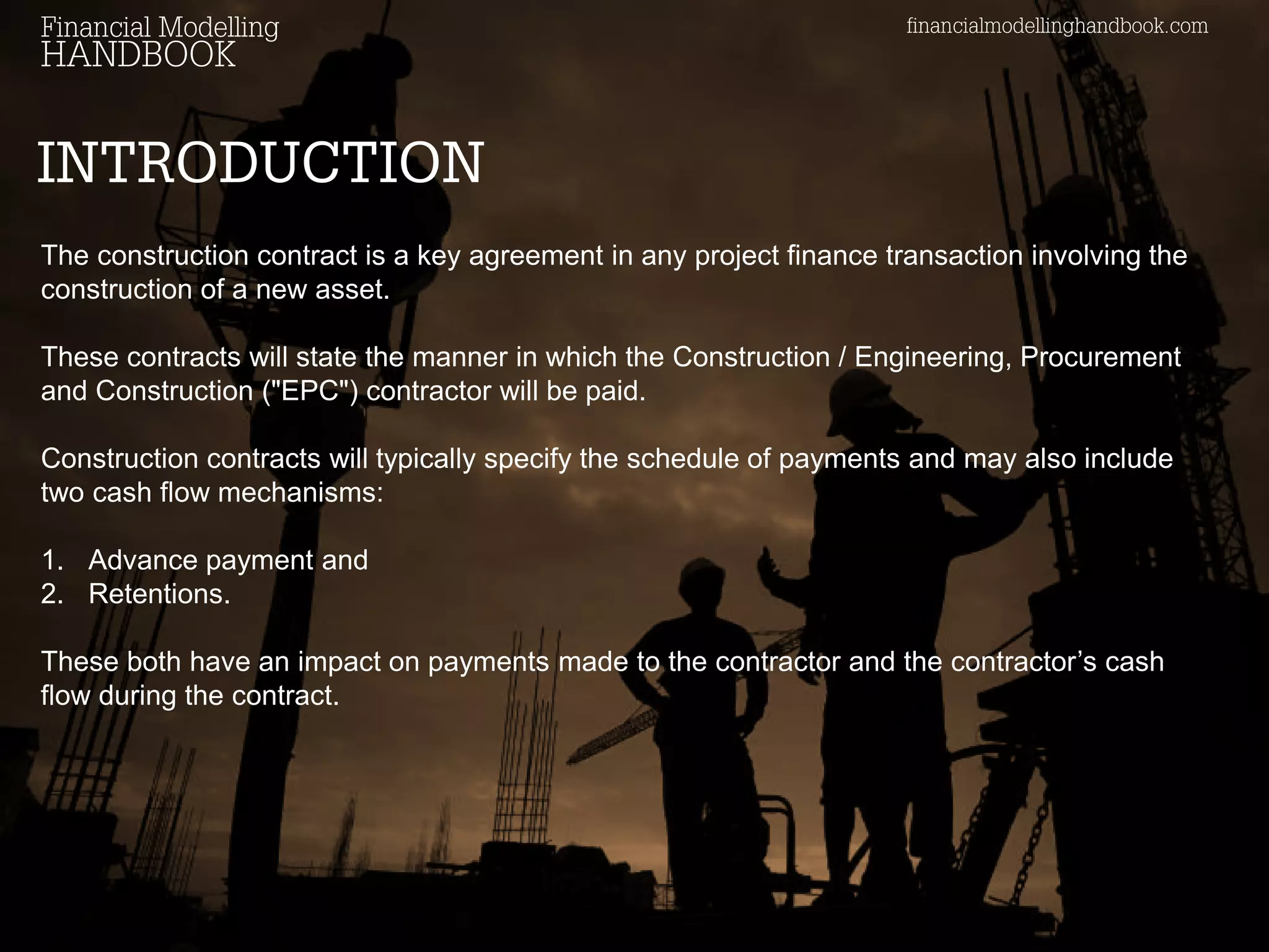 Modelling Advance Payments & Retentions In Construction Contracts | PDF