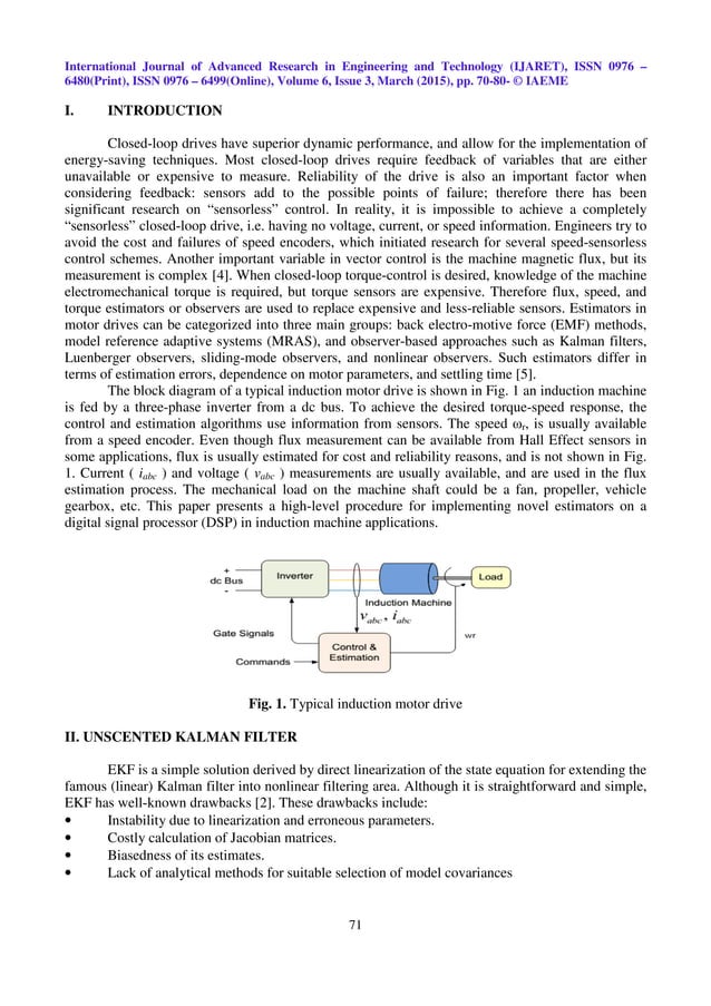 MODELLING ANALYSIS & DESIGN OF DSP BASED NOVEL SPEED SENSORLESS VECTOR CONTROLLER FOR INDUCTION ...