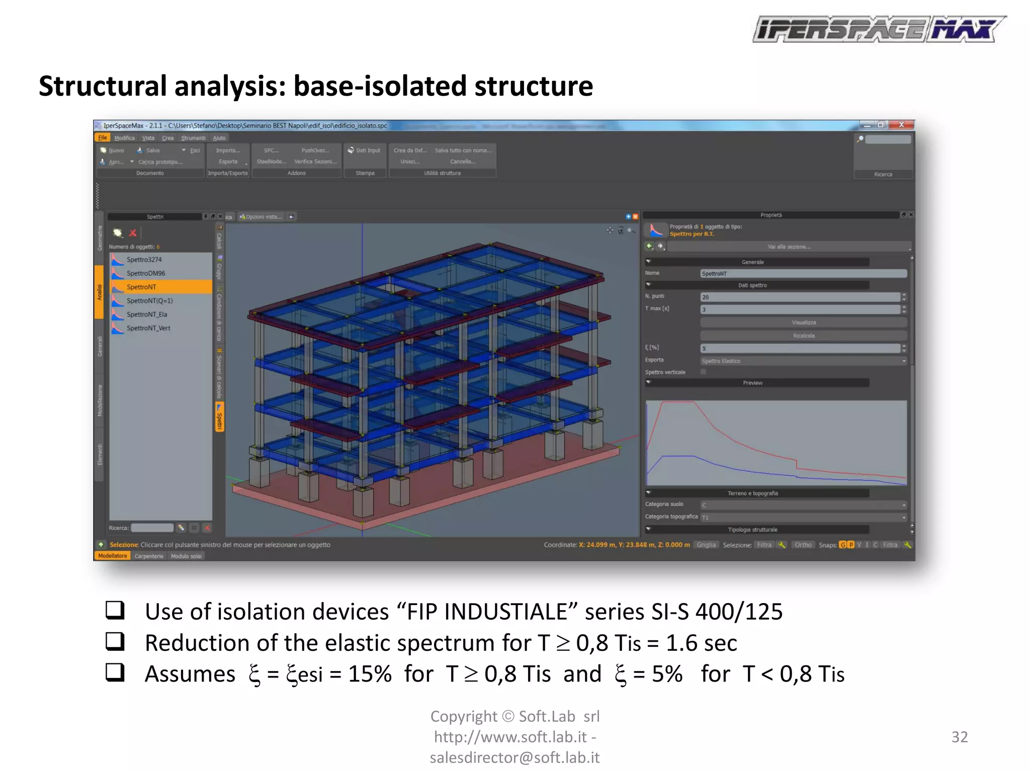 Modelling and analysis of base isolated structures | PDF
