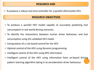 Modelling and control of an aftermarket hev model | PPT