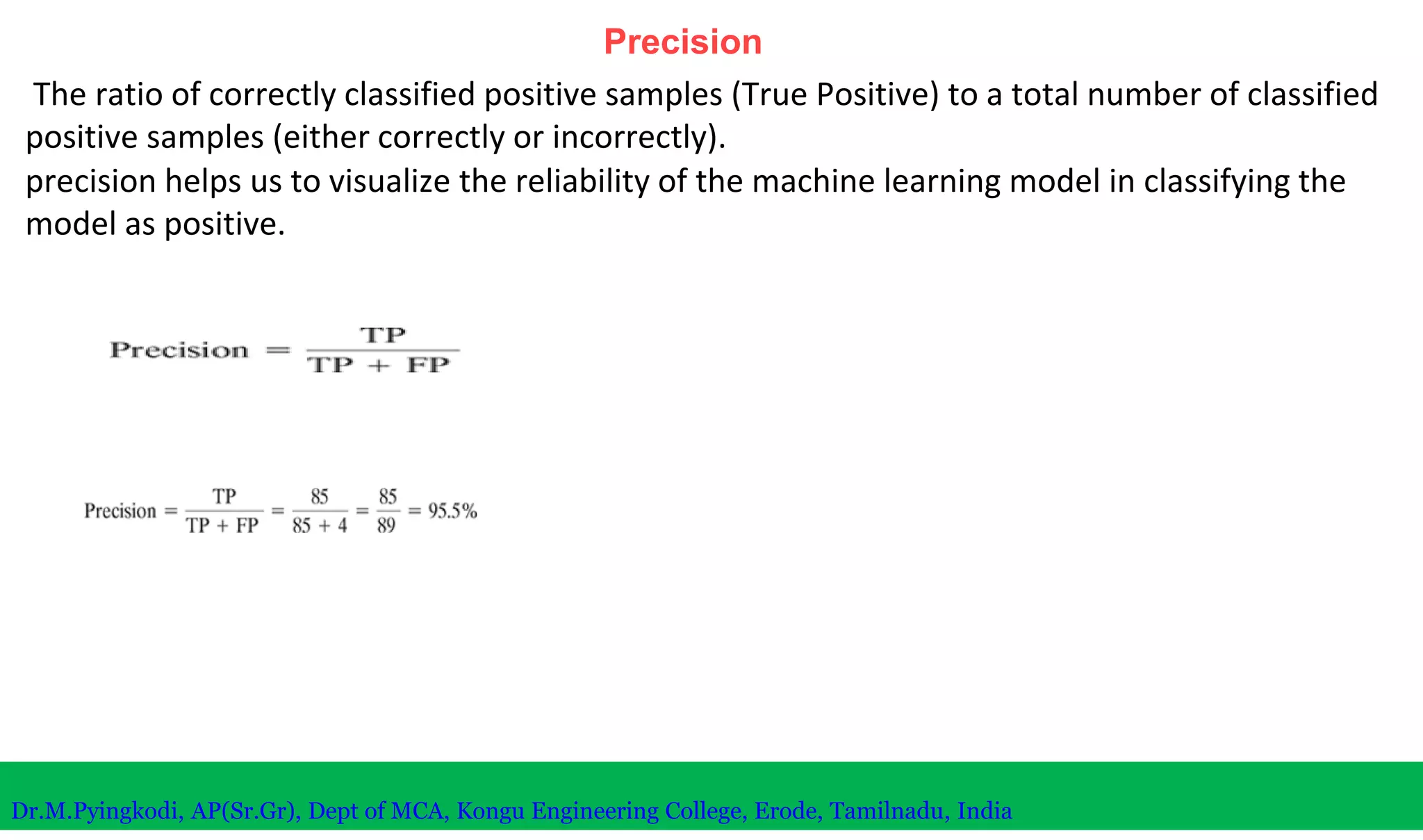 Machine Learning Model Evaluation Methods | PDF