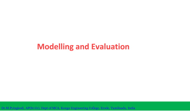 Machine Learning Model Evaluation Methods | PDF