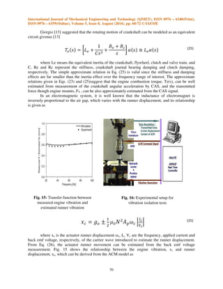 Modelling and optimization of electromagnetic type active control ...