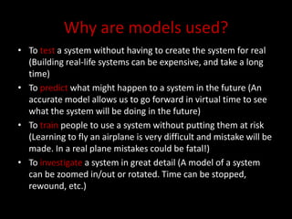 Modelling and simulation | PPTX