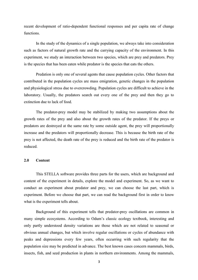 Modelling and simulation using stella | DOCX