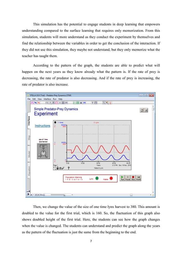 Modelling and simulation using stella | DOCX