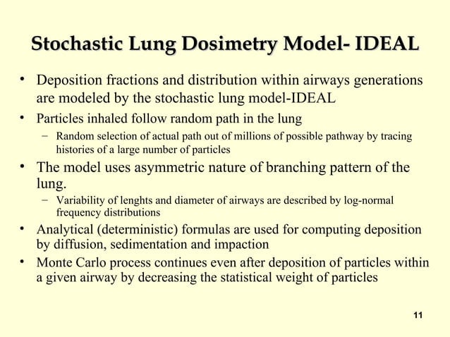 Implementation Of Charged Particles Deposition In Stochastic Lung Model