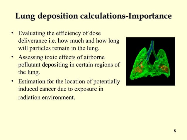Implementation Of Charged Particles Deposition In Stochastic Lung Model And Calculation Of