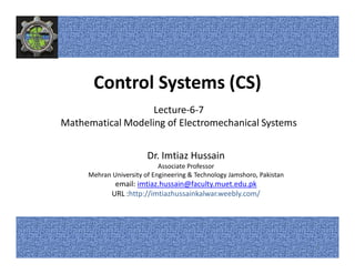 modelling electro-mechanical systems.pdf