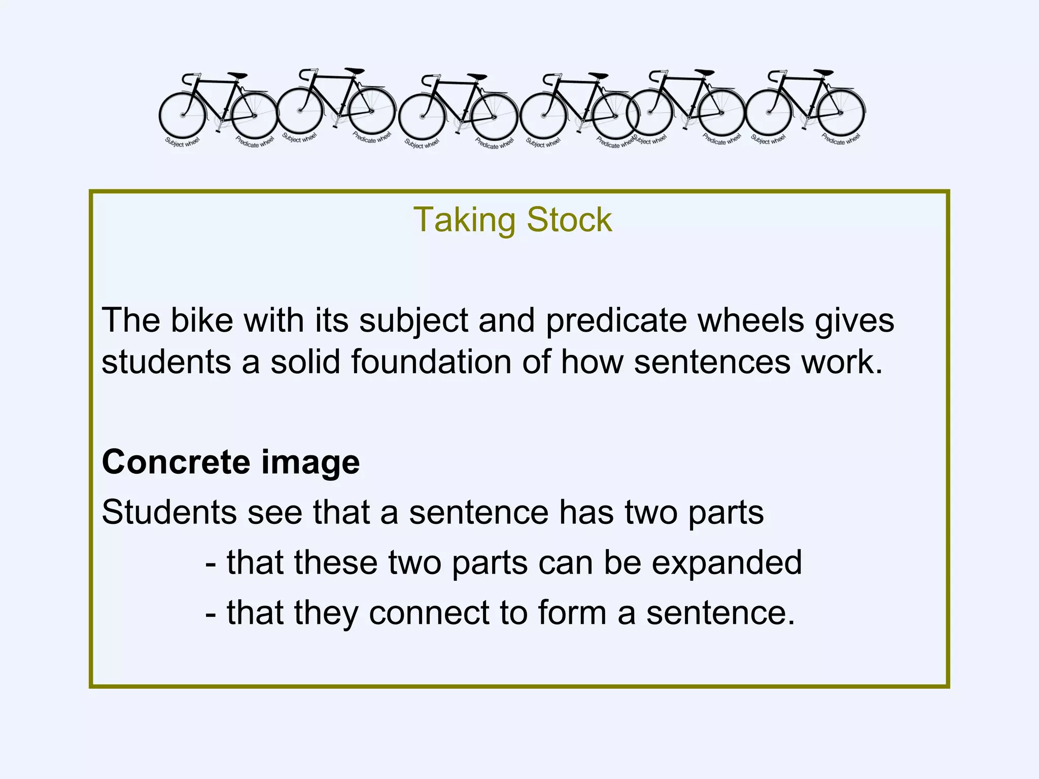 Modeling for sentence structure | PPT