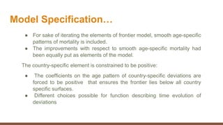Modelling Frontier Mortality using Bayesian Generalised Additive Models | PPT
