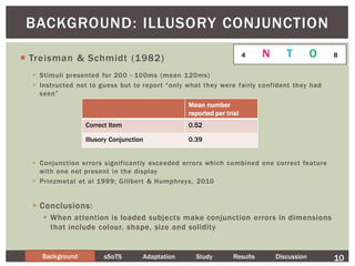 Modelling Illusory Conjunction With S So Ts | PDF