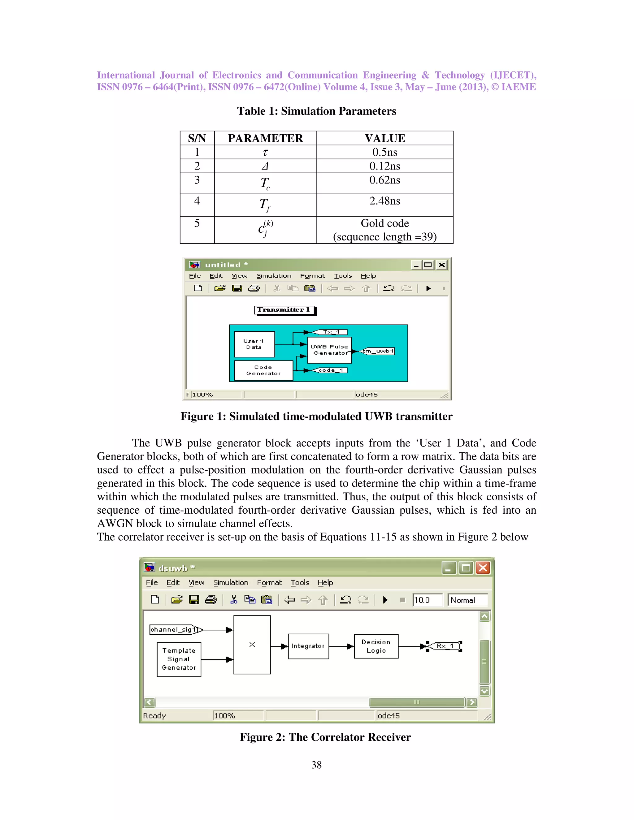 Modelling Of A Time Modulated Ultra Wideband Communication Link Pdf