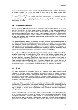 Modelling, simulation and control of a hydraulic crane | PDF