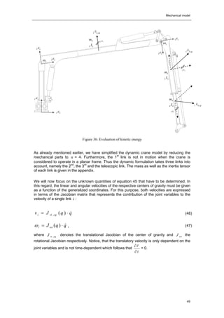 Modelling, simulation and control of a hydraulic crane | PDF