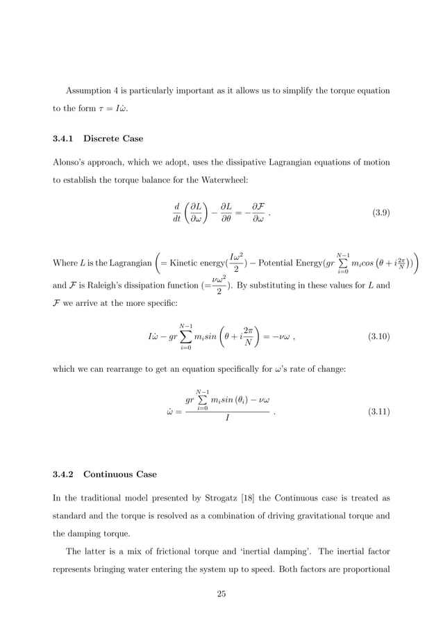 Modelling the Chaotic Waterwheel | PDF | Physics | Science