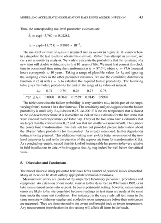 Modeling Accelerated Degradation Data Using Wiener Diffusion With A Time Scale Transformation | PDF