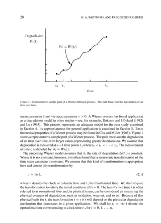 Modeling Accelerated Degradation Data Using Wiener Diffusion With A Time Scale Transformation | PDF
