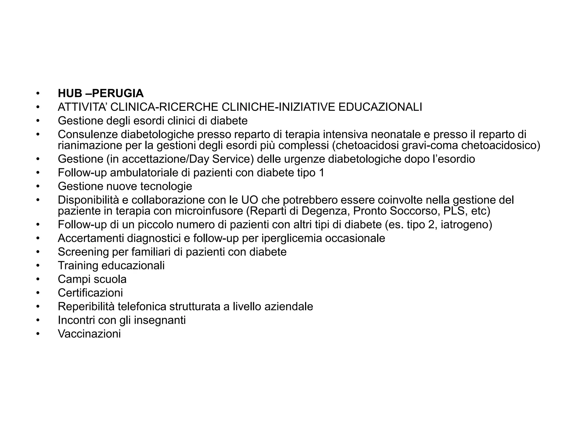 Modello hub spoke pp | PPT