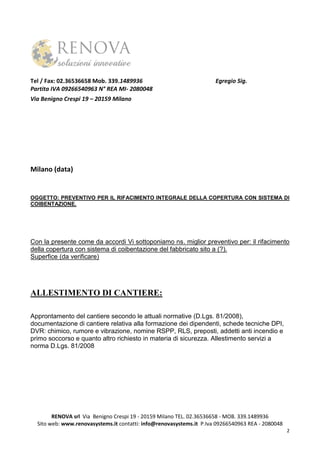 Modello preventivo | PDF