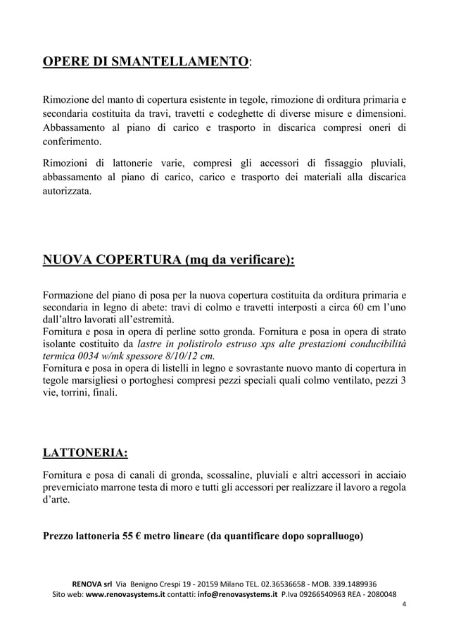 Modello preventivo | PDF | Civil Engineering Industry | Industries