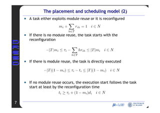 RCIM 2008 - Modello Scheduling | PPT