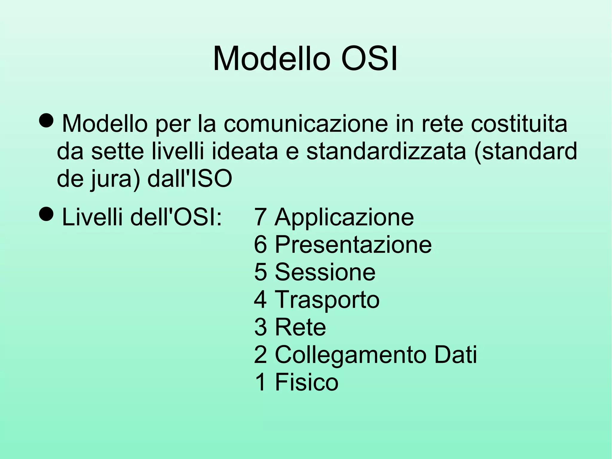 Modello TCP/IP | PPT