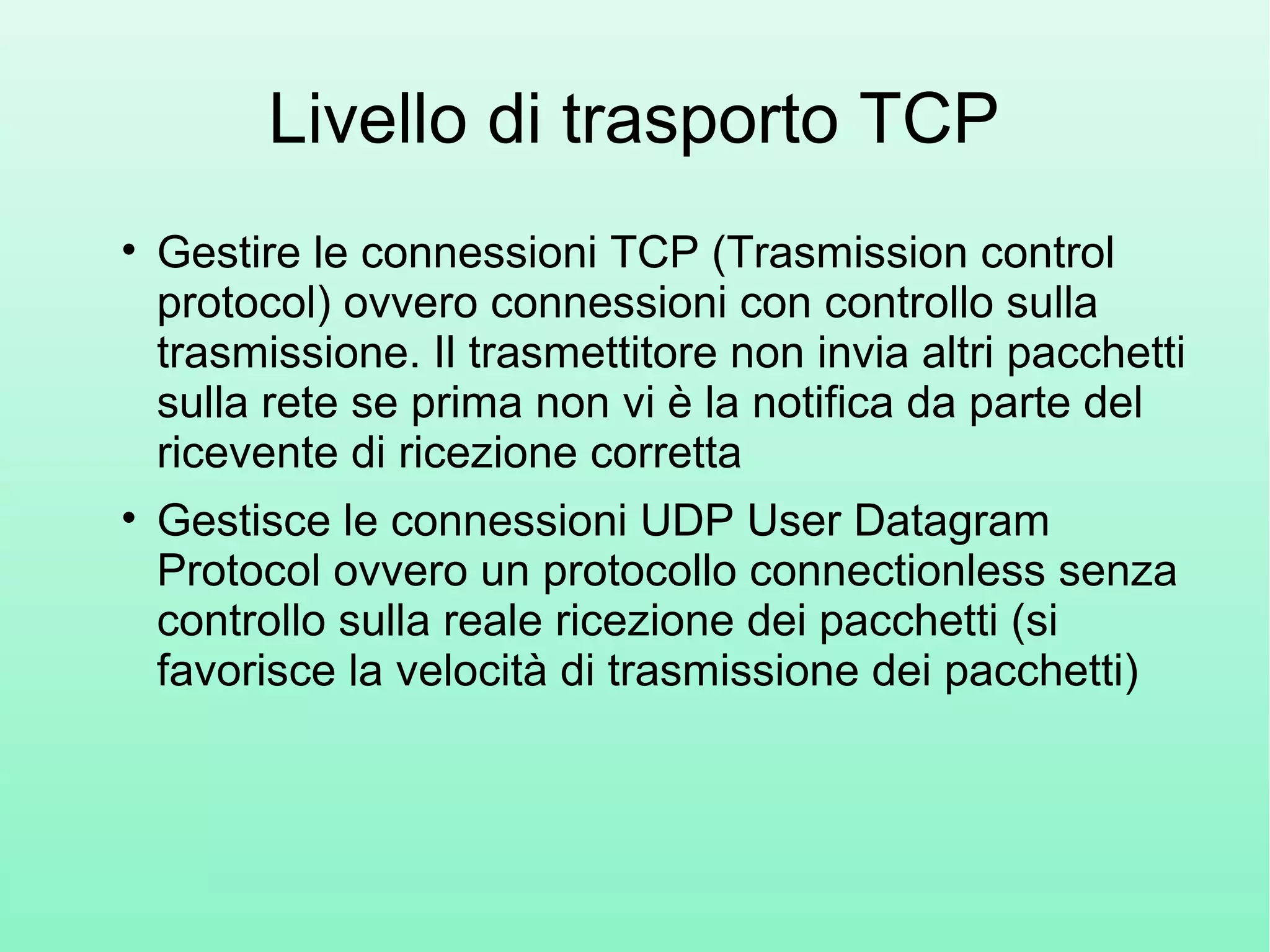Modello TCP/IP | PPT