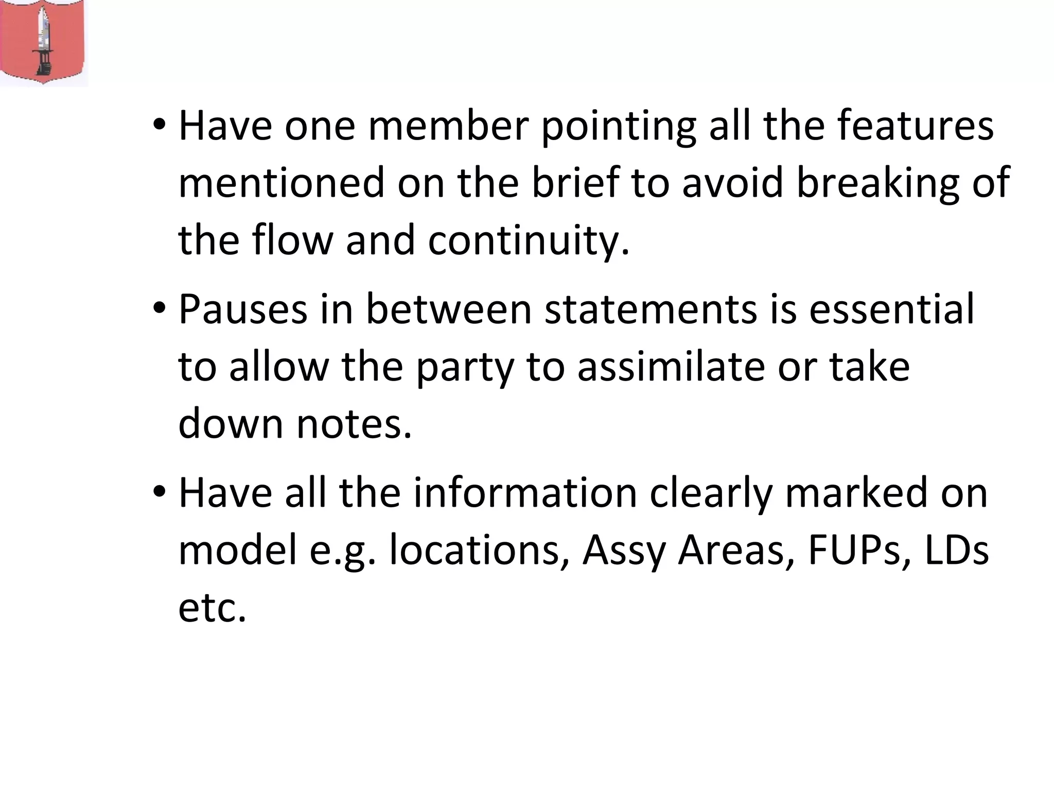 Model making and briefing | PPT