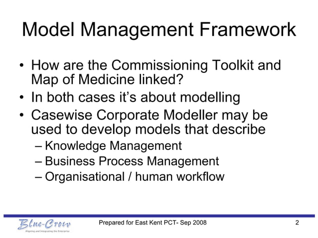 Model Management Framework V1 | PPT