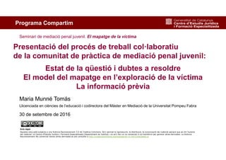 El model del mapatge en l'exploració de la víctima. La informació ...