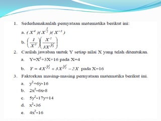 Model matematika | PPTX