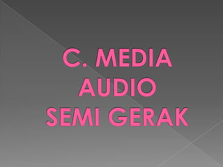 Model media audio visual | PPTX