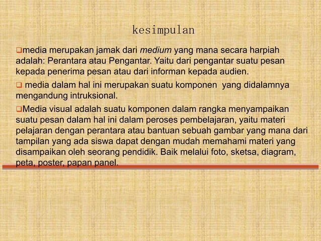 Model media visual | PPTX