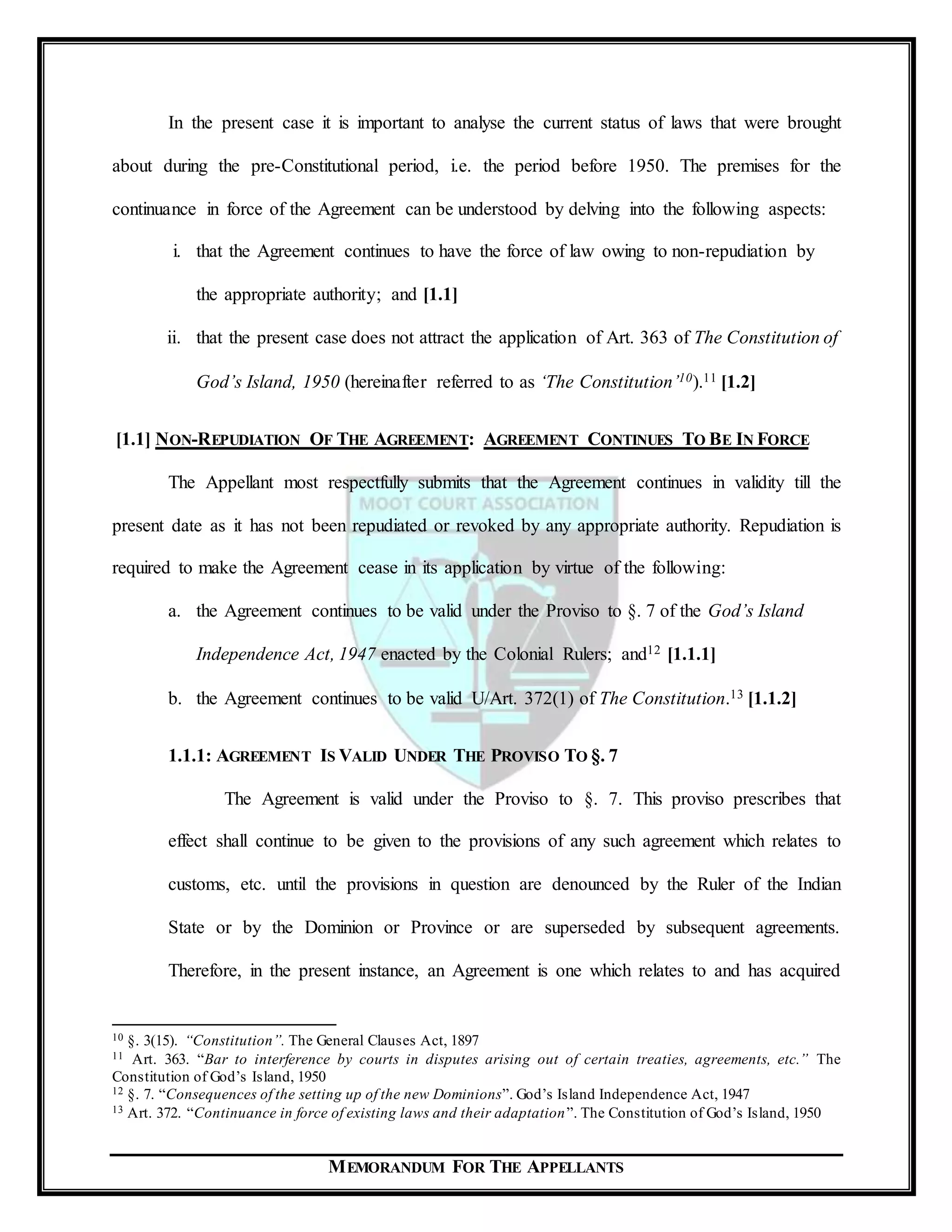 Legal Memorial Example | DOCX