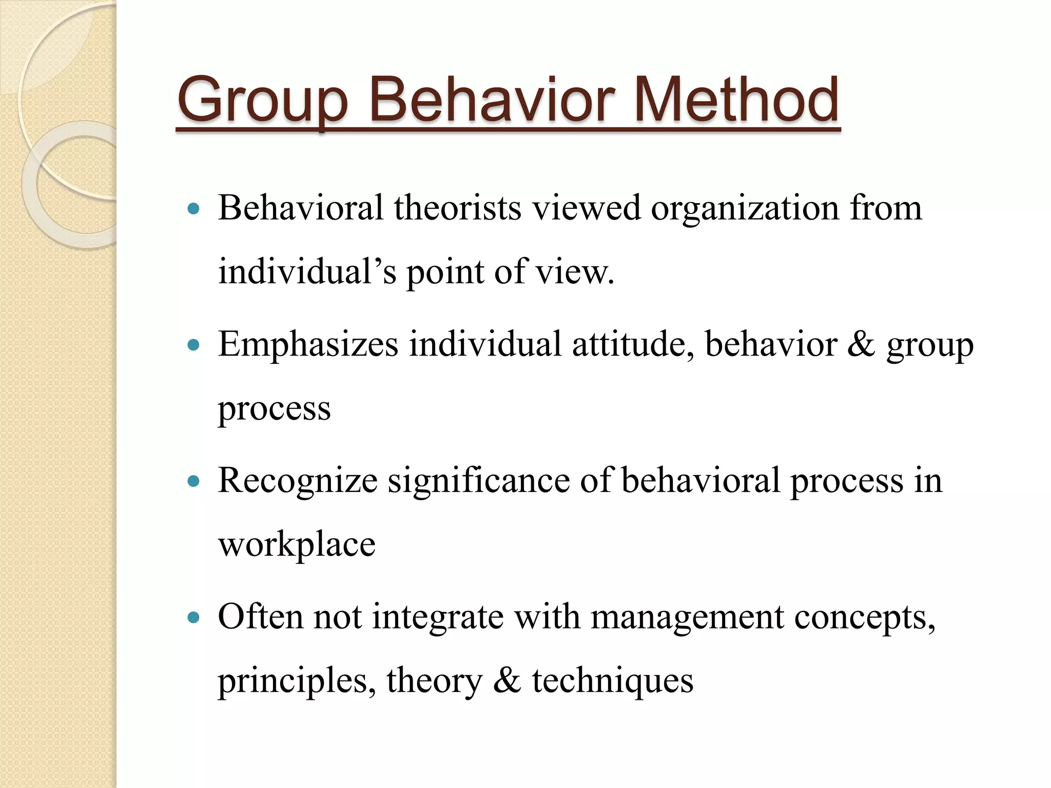 Model & method of managerial job | PPTX