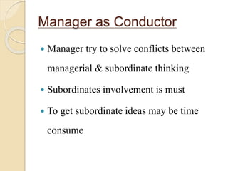 Model & method of managerial job | PPTX